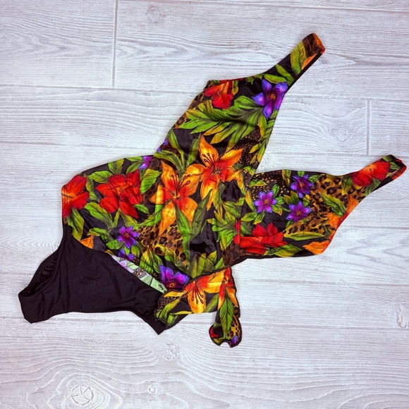 Vintage | Swim | Vintage Longitude Floral One Piece Bathing Suit ...